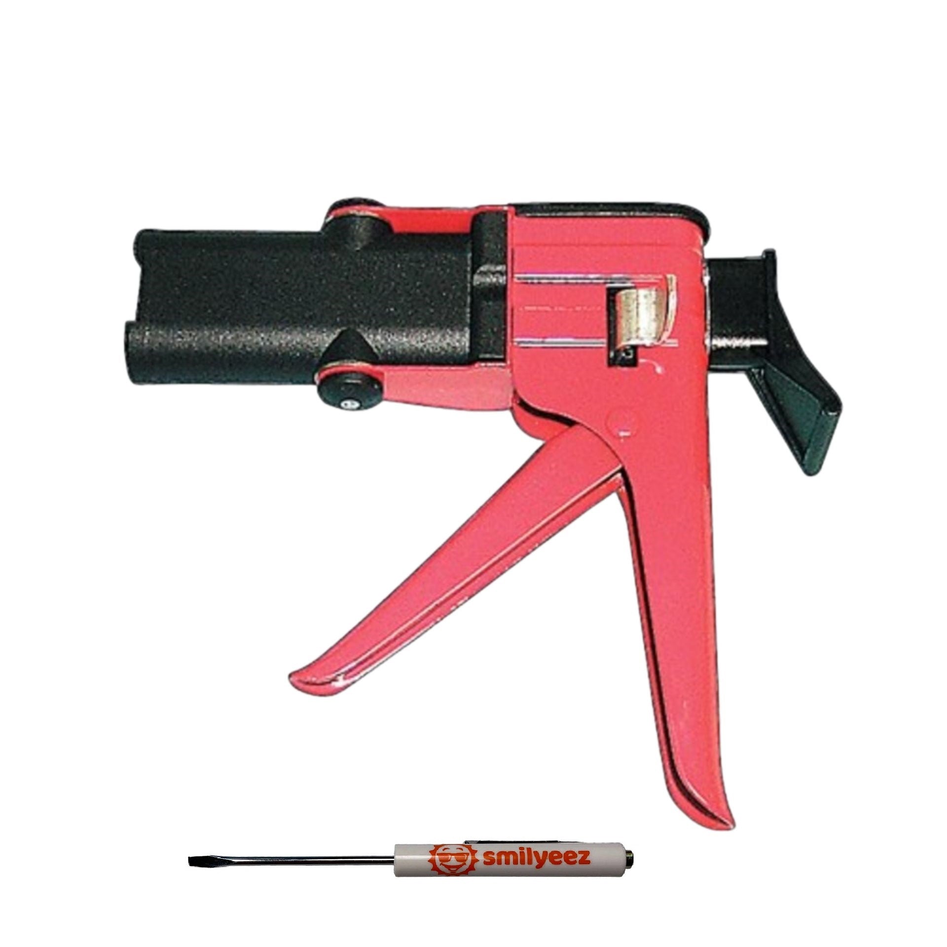 Wurth Manual Dual Cartridge Caulk Gun 50 ml with Smilyeez Pocket Screw