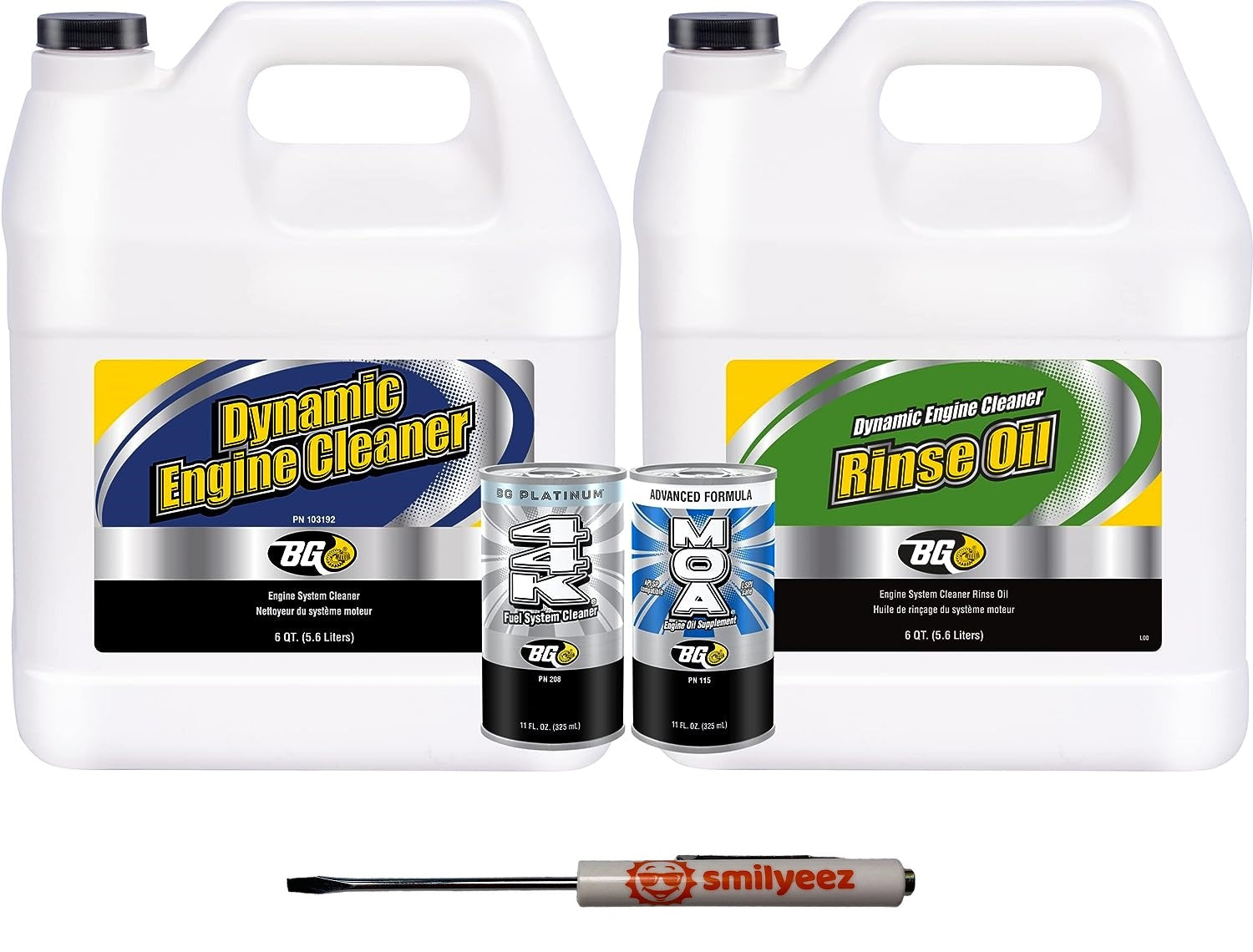 BG Dynamic Engine Restoration Service Kit with Dual-Action Cleaning ...